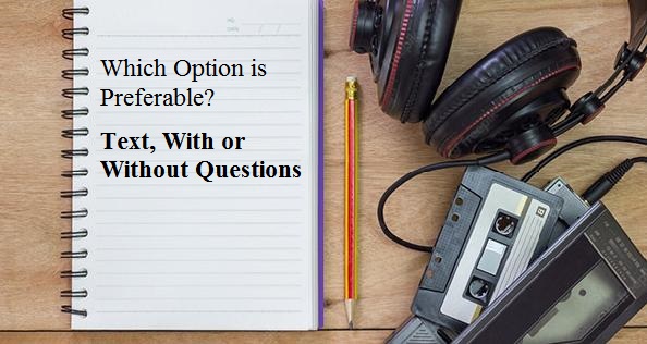 Oral History :: Text, With or Without Questions